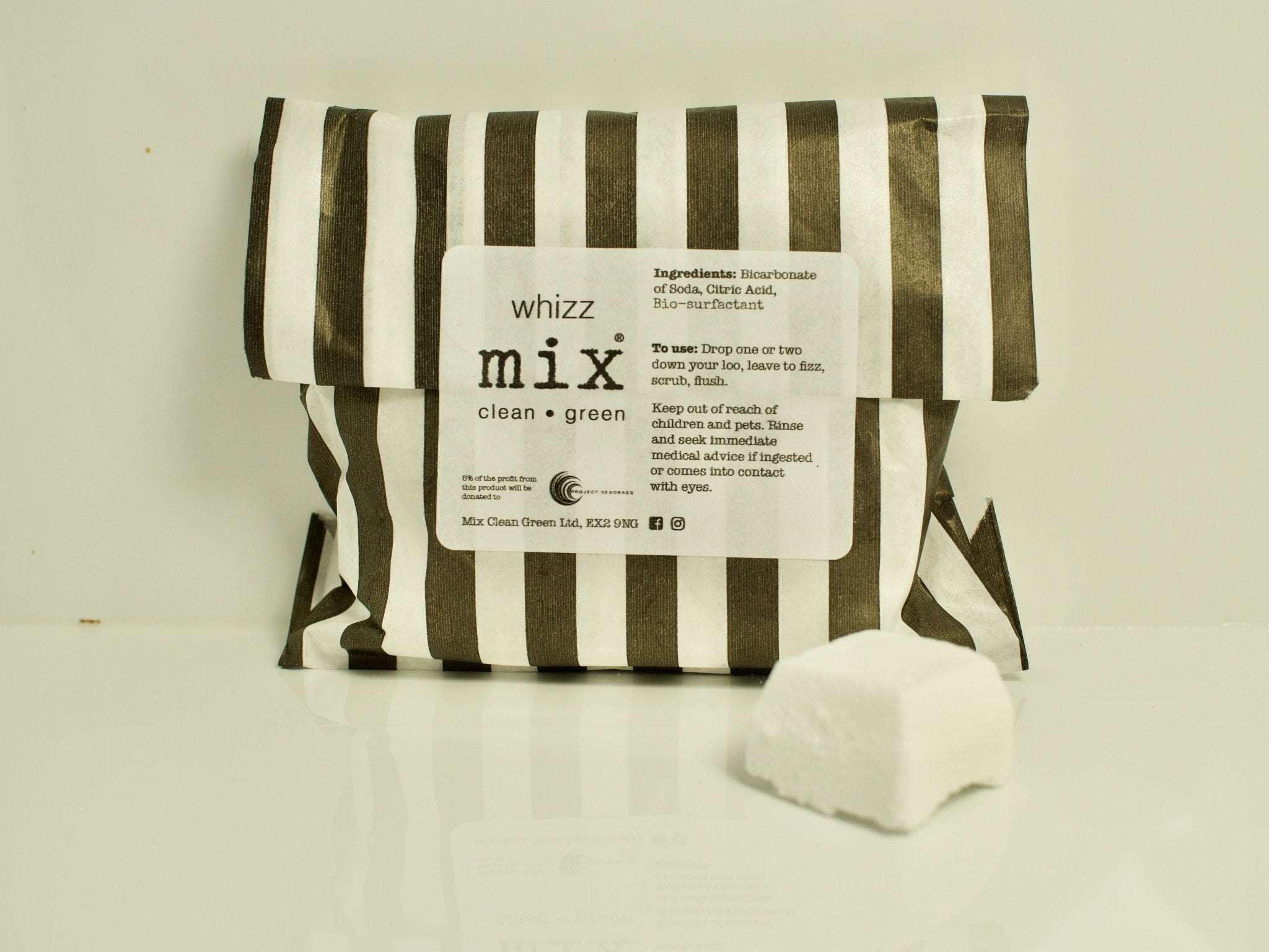 Whizz Mix toilet bombs- Mix Clean Green