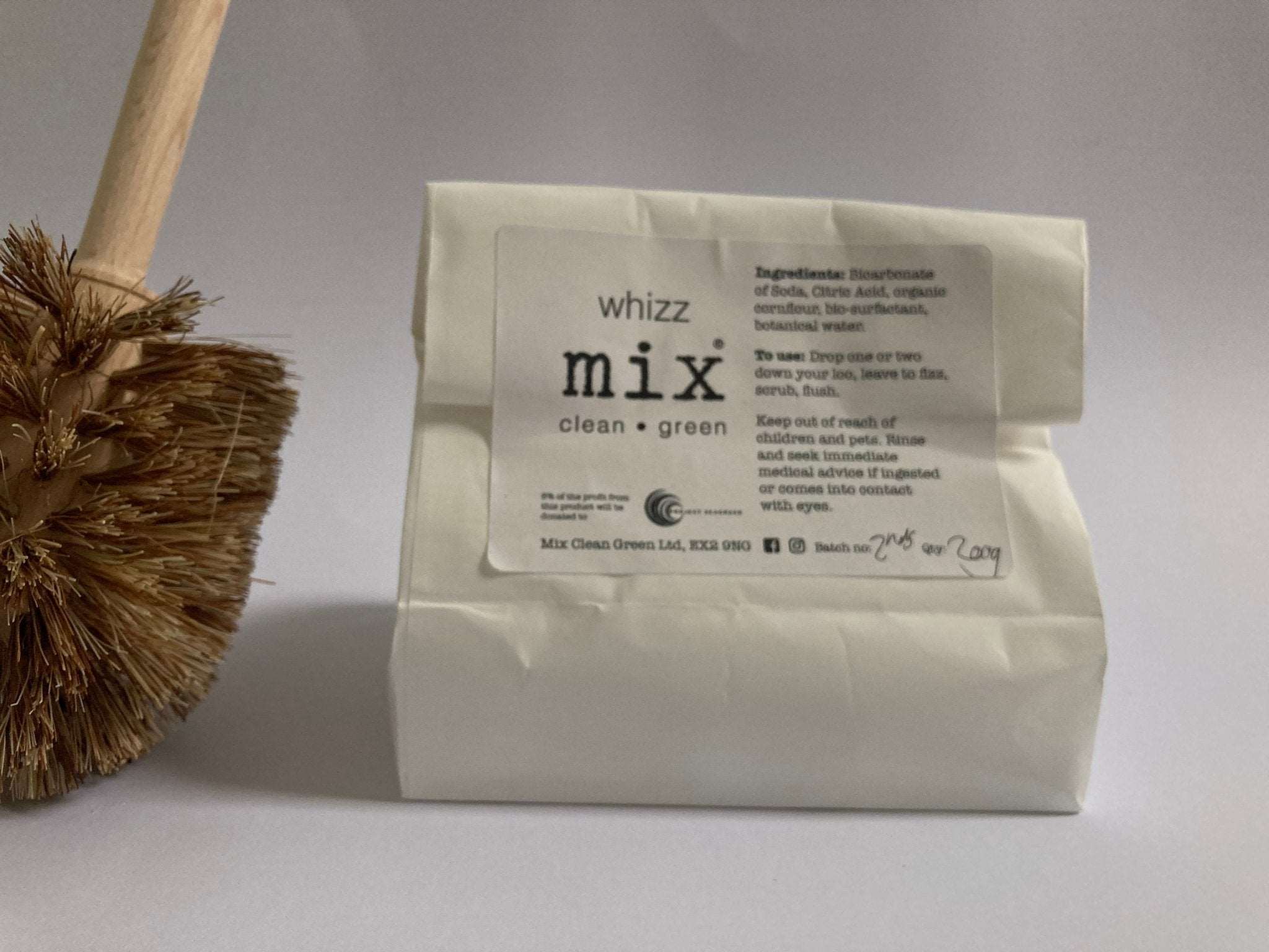 Whizz Mix toilet bombs- Mix Clean Green